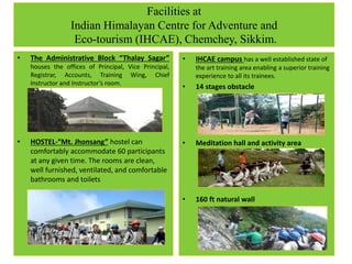 sikkim adventure mountaineering course & ecotourism course sikkim | PPTX