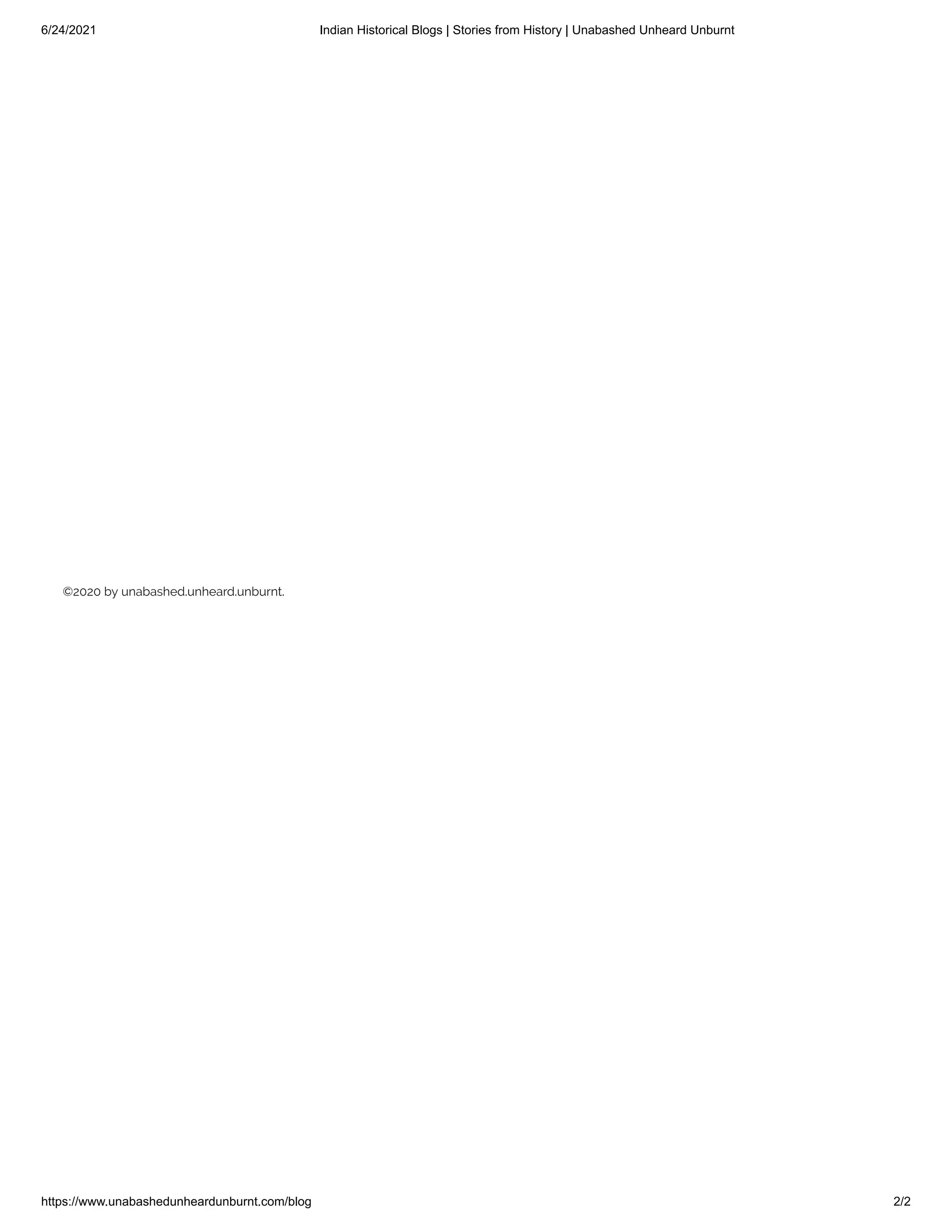 Indian historical blogs | PDF