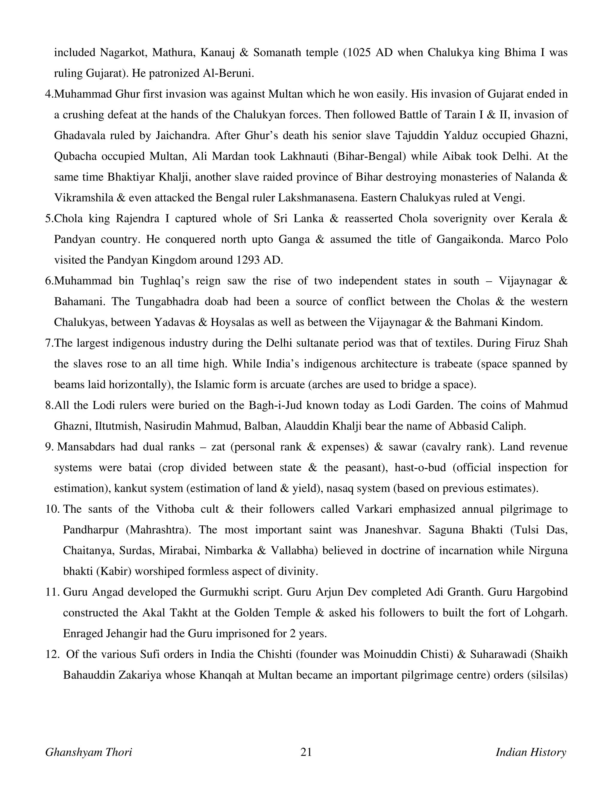 UPSC ANCIENT Indian history Topper Notes 2013 2014 General knowledge | PDF