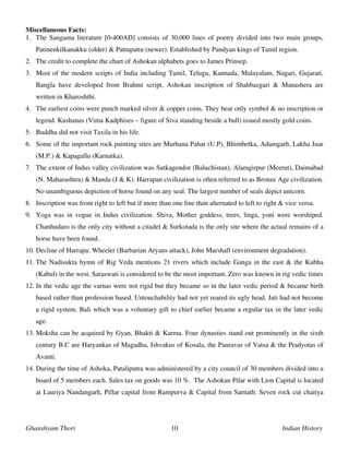 UPSC ANCIENT Indian history Topper Notes 2013 2014 General knowledge | PDF