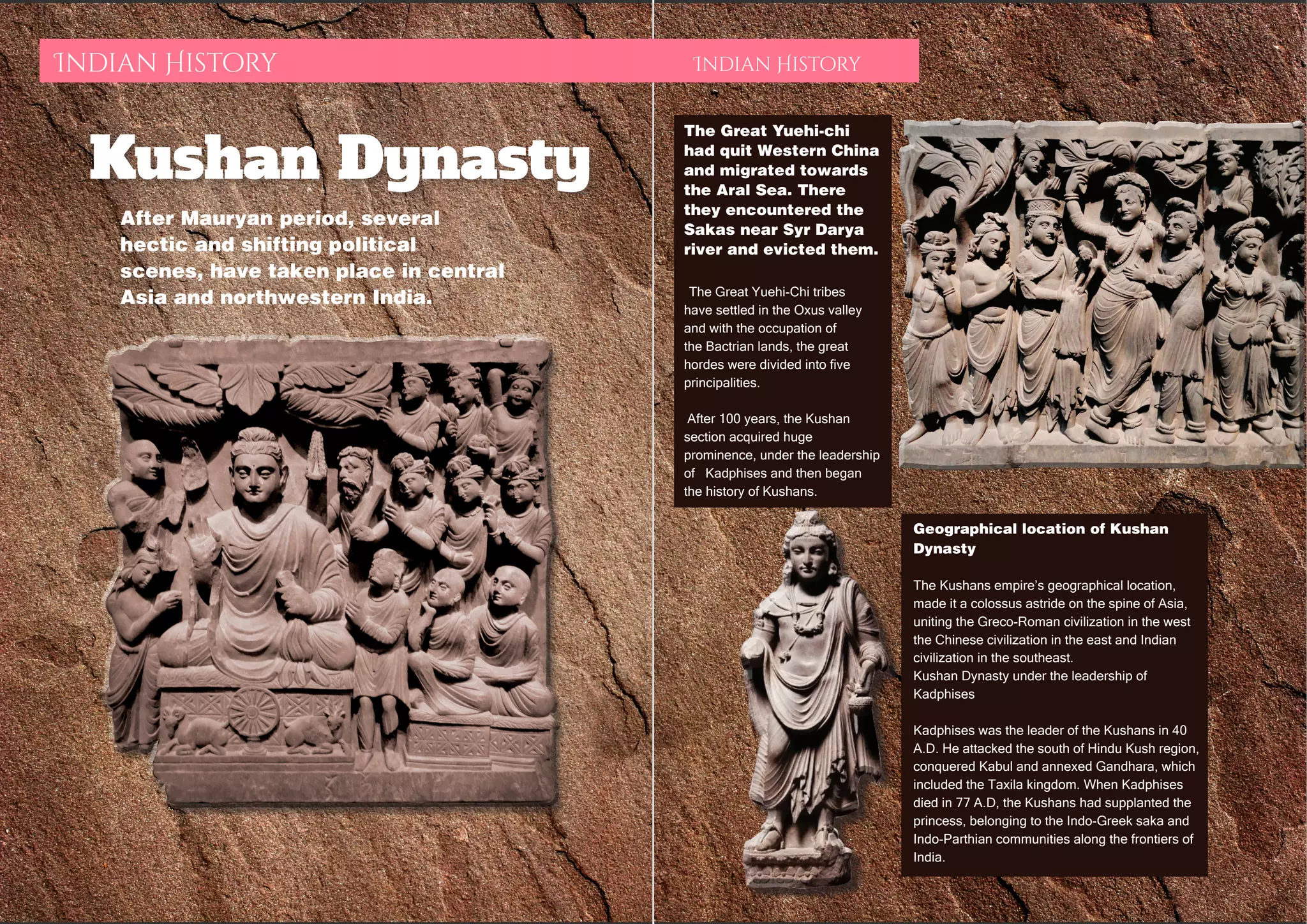 Geographical location of Kushan Dynasty | PDF
