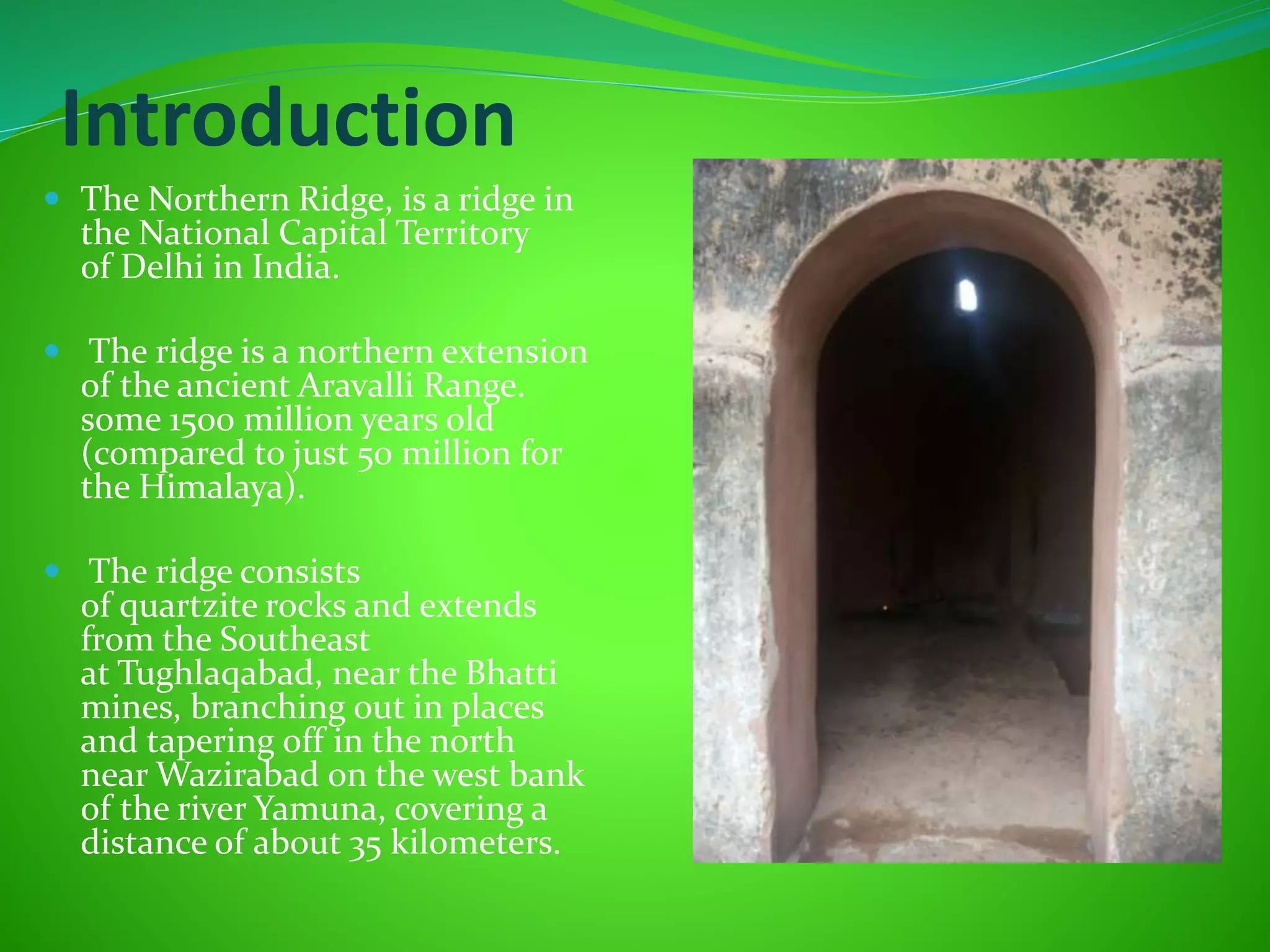 Northern Ridge Delhi.pptx ppt | PPT