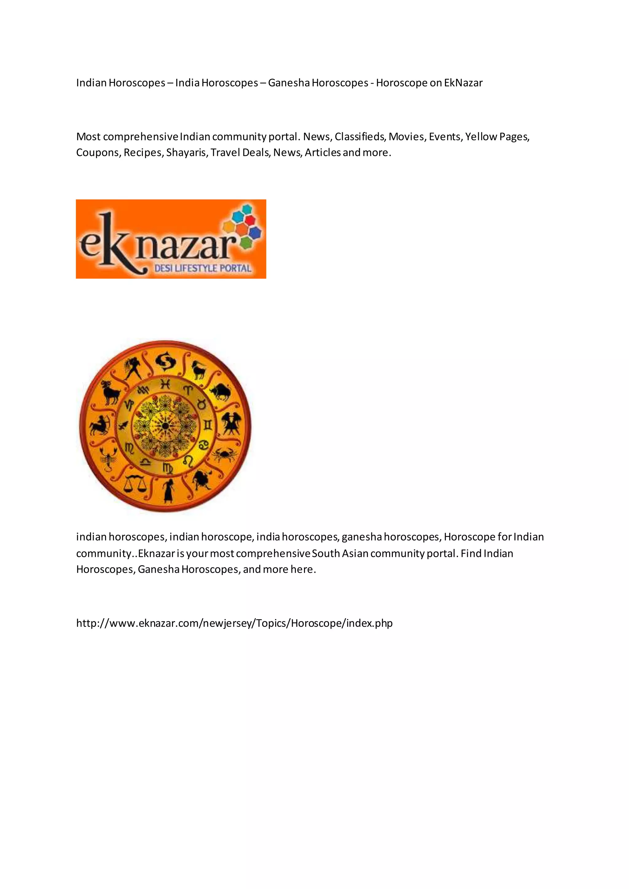 Indian horoscopes | DOCX