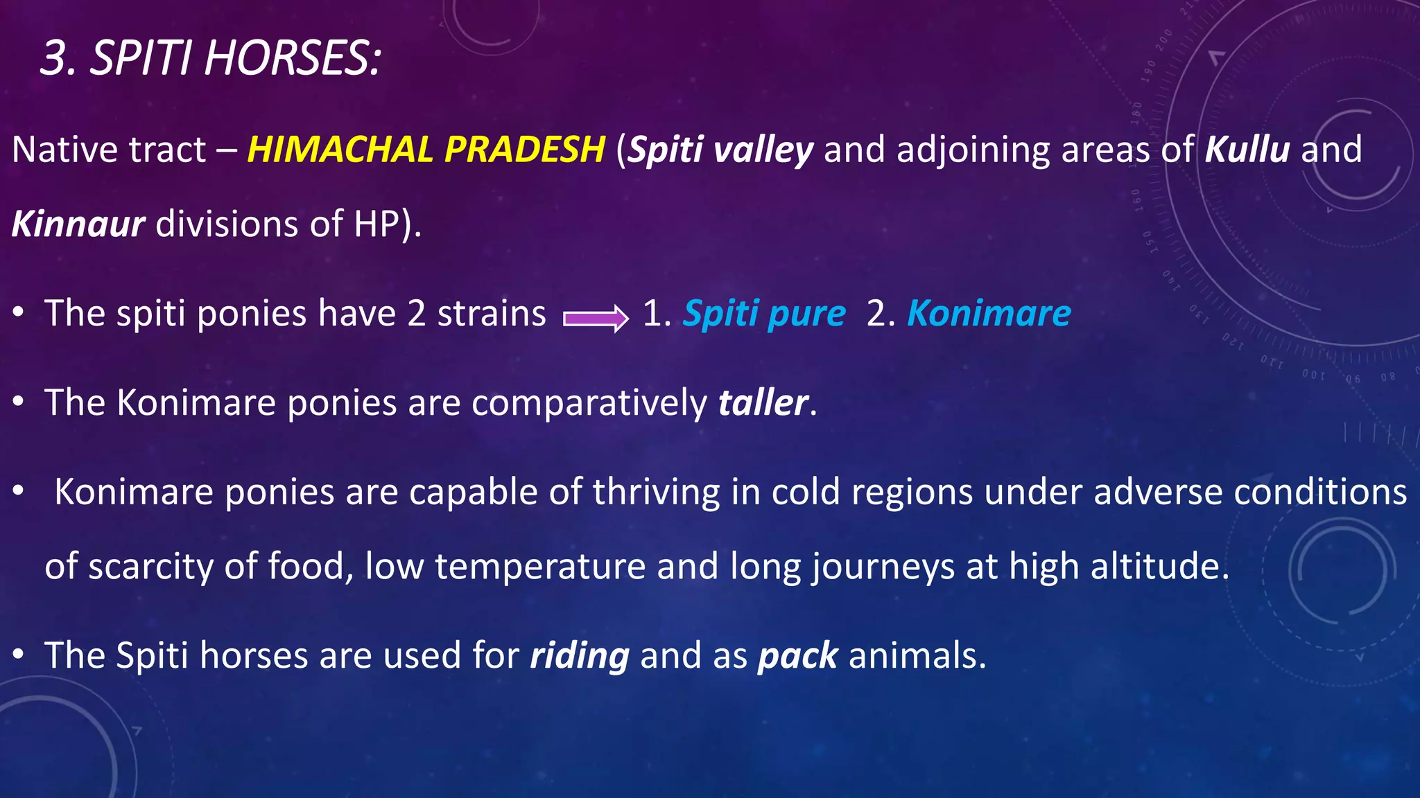 INDIAN HORSE BREEDS, INDIAN PONY BREEDS, HORSES, PONIES | PPTX