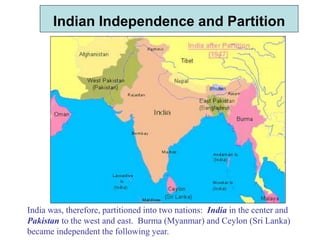 Indian independence and partition ppt | PPT