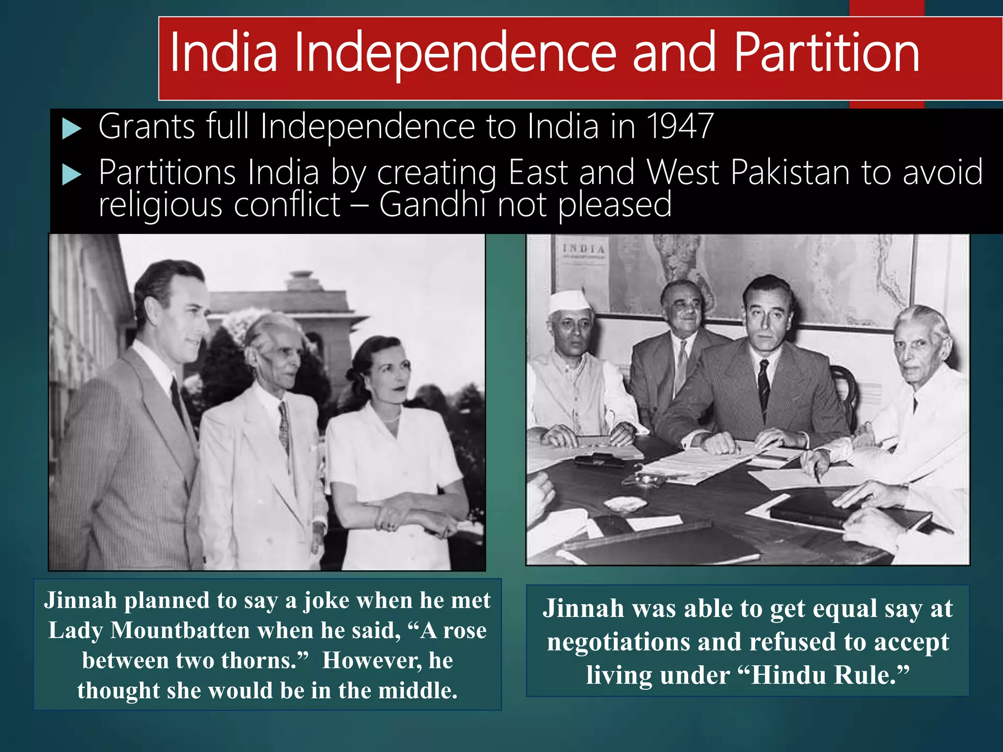 Indian independence and partition ppt | PPT