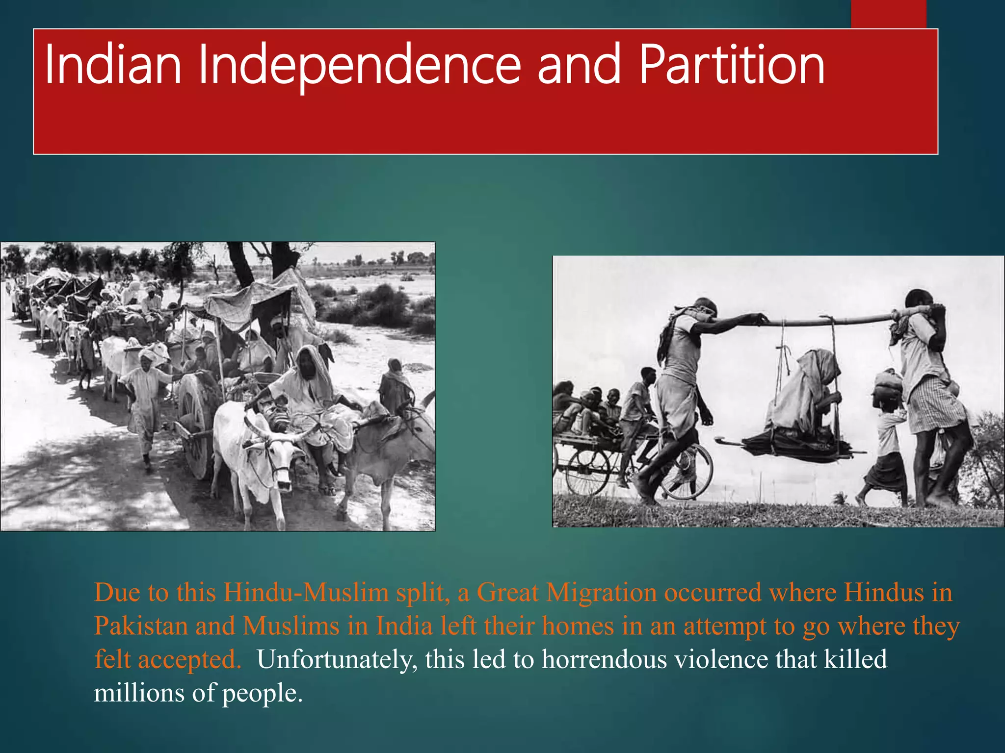 Indian independence and partition ppt | PPT