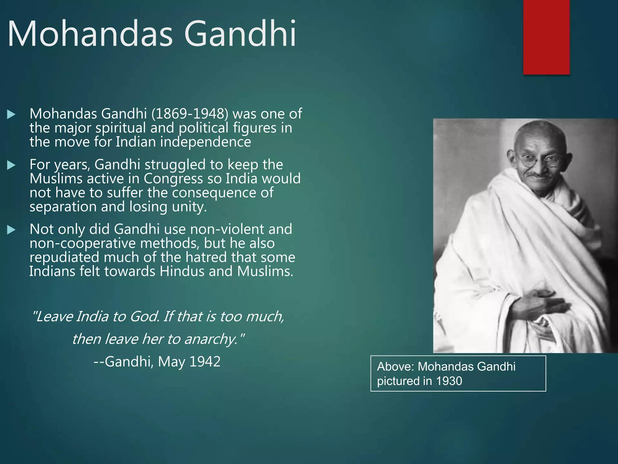 Indian independence and partition ppt | PPT