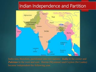 Indian independence and partition ppt | PPT