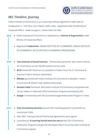 Indian institute of ecommerce certified ecommerce professional course ...