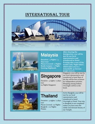 Indian & international tour | PDF