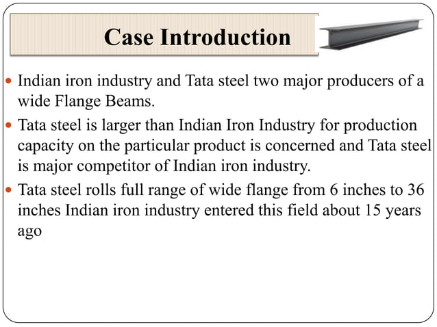 Indian iron industry | PPT