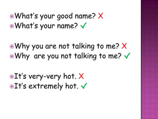 Indianism in general conversation | PPSX