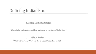 Indianism for a Better Future of Humanity | PPT