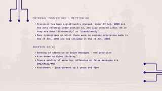 class 12 IP/ Computer Indian it act PPT | PPT