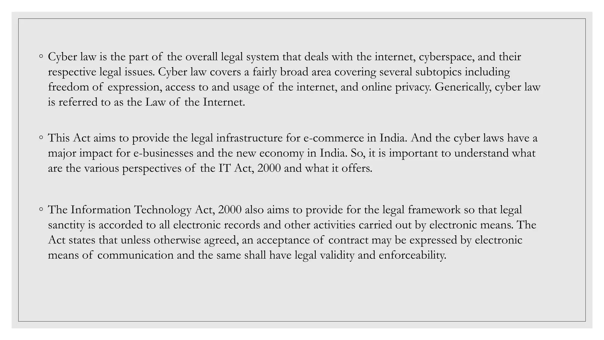 Indian IT Act - Cybersecurity | PPT