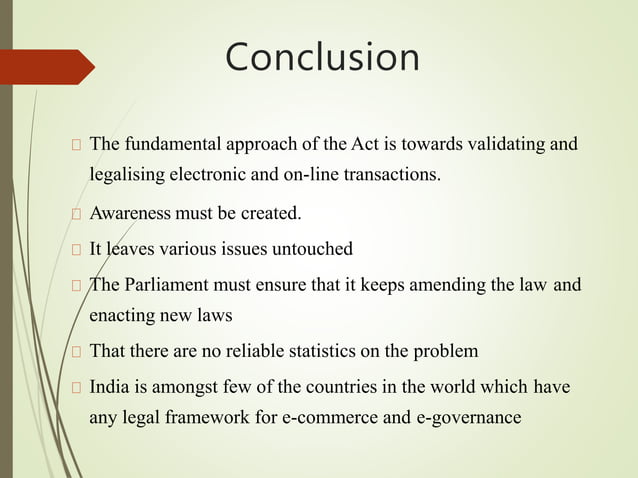 Indian it act 2000 | PPTX