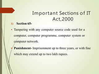 Indian it act 2000 | PPTX