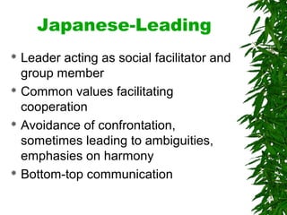 Indian,japanese,u.s style of management ppt-final | PPT