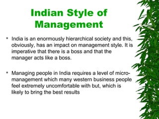 Indian,japanese,u.s style of management ppt-final | PPT