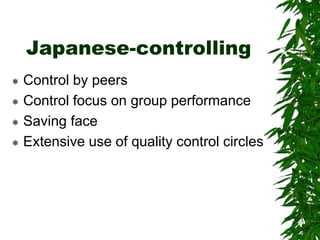 Indian,japanese,u.s style of management ppt-final | PPTX