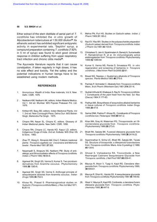 Chemistry of Guduchi | PDF | Chemistry | Science