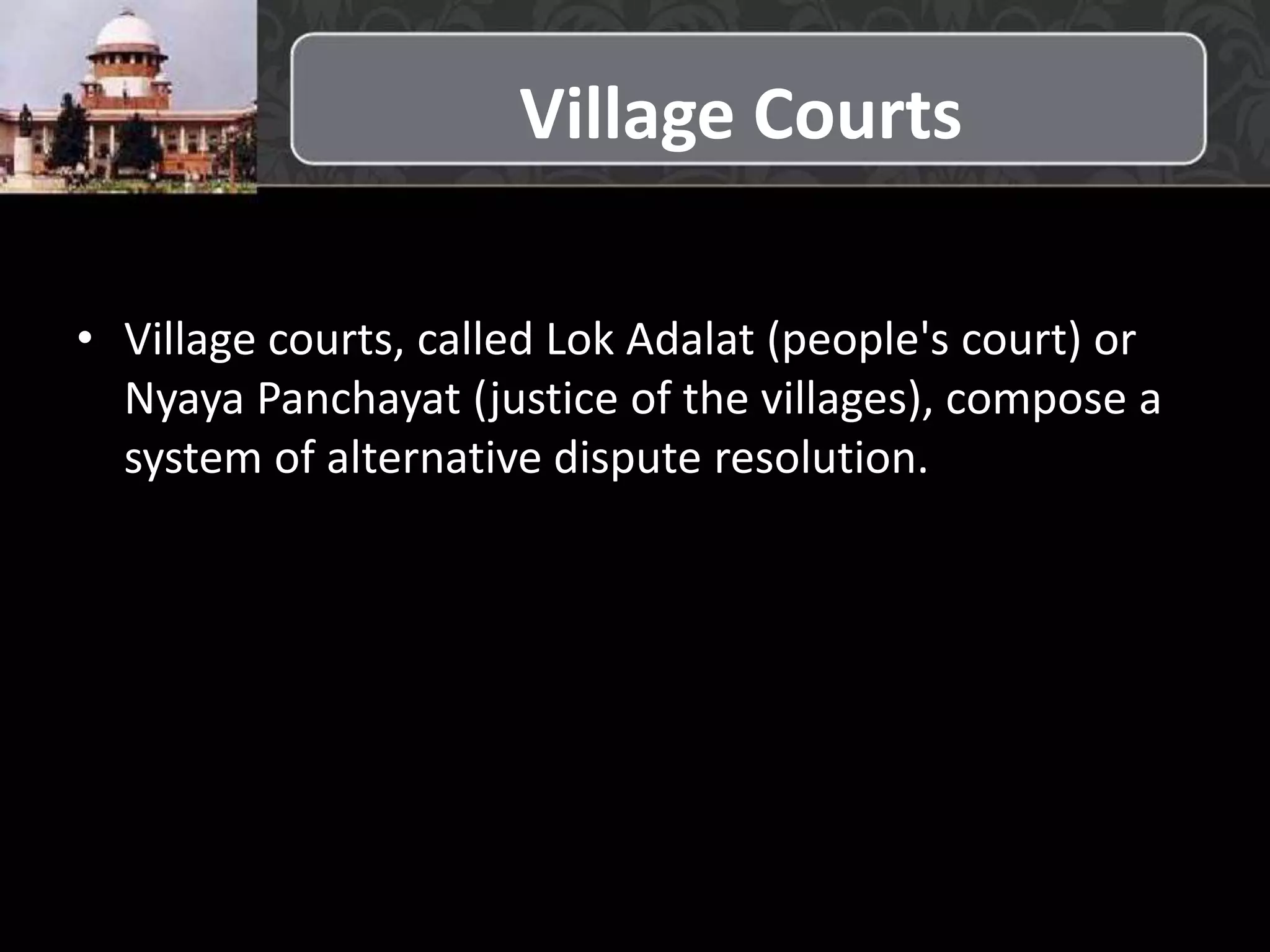 Indian Judicial System | PPTX