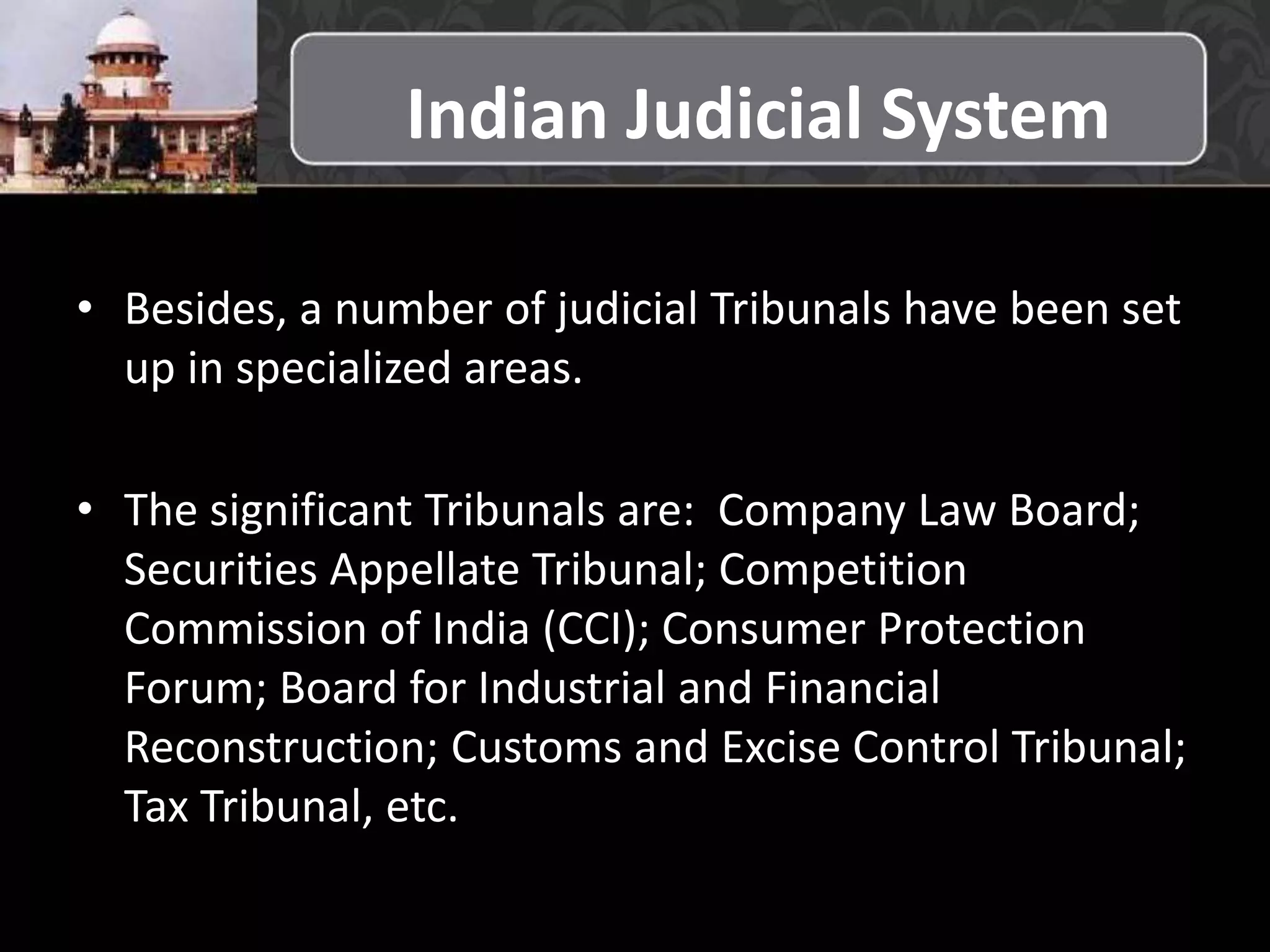 Indian Judicial System | PPTX
