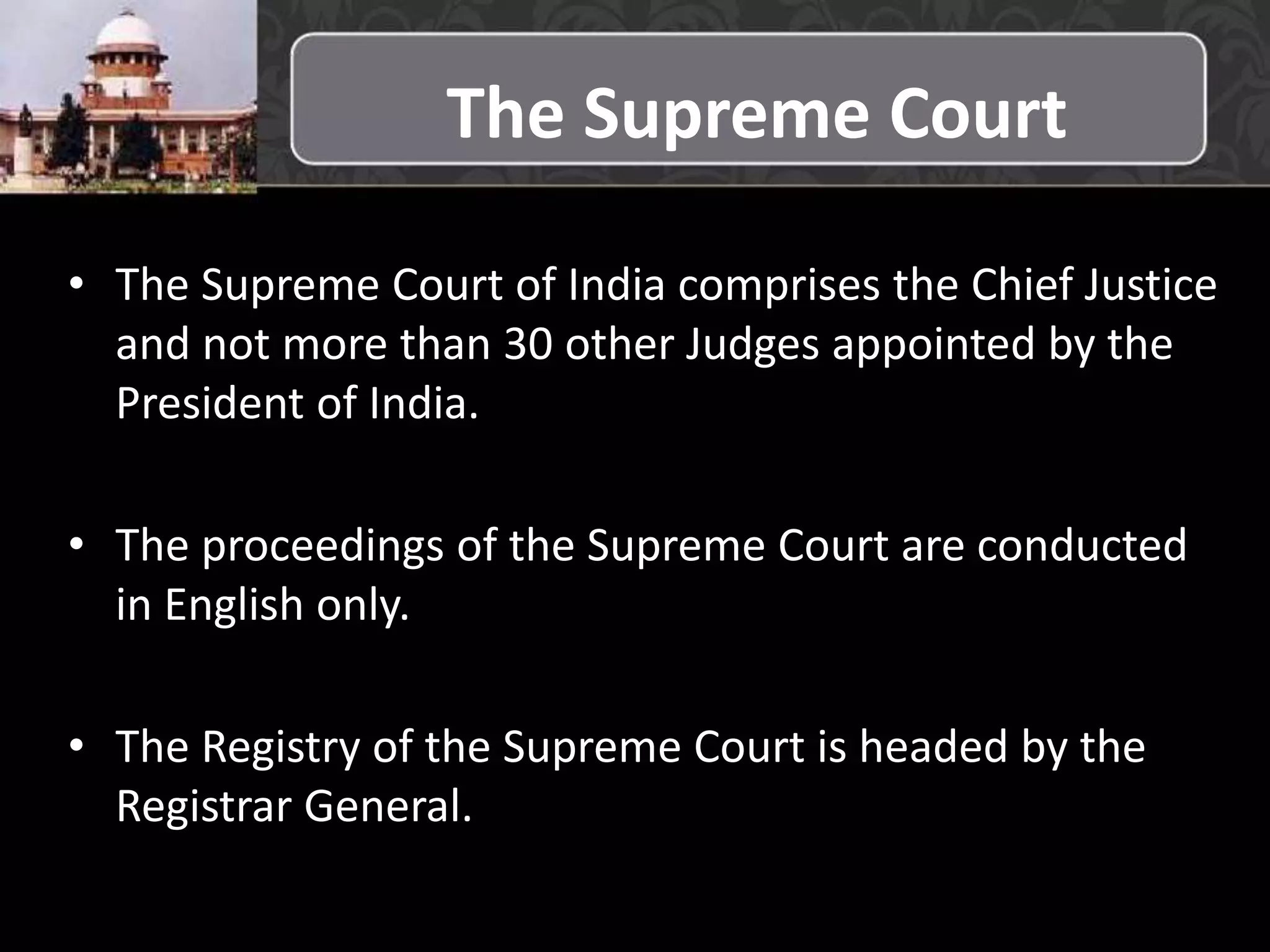 Indian Judicial System | PPTX