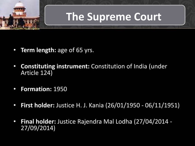 Indian Judicial System | PPTX | Law
