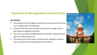 Judiacial system in India INDIAN JUDICIAL SYSTEM.pptx