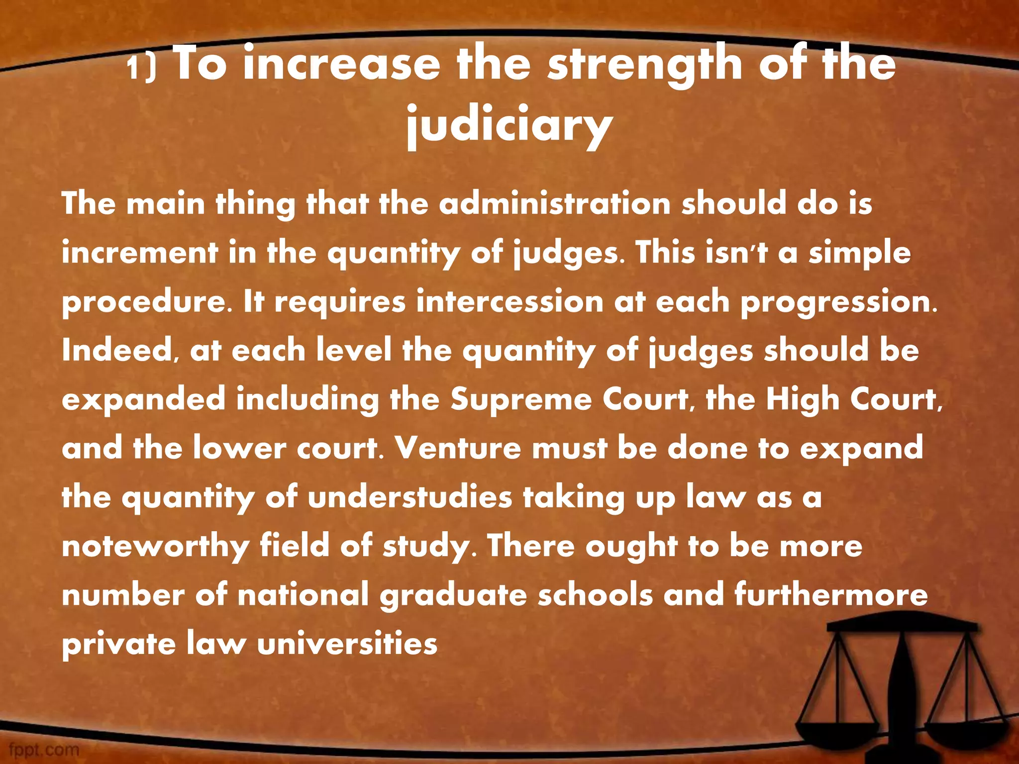 Indian judiciary(Introduction, Problems and Solution) | PPT