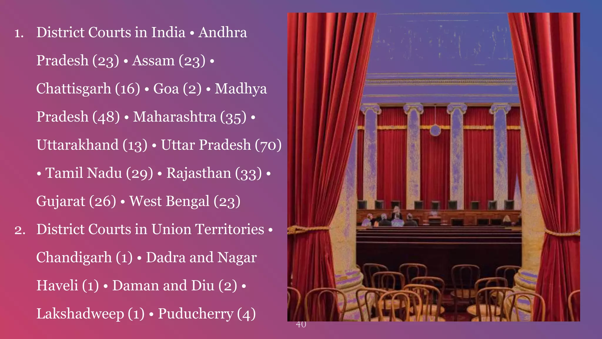 Indian judiciary hierarchy | PPTX
