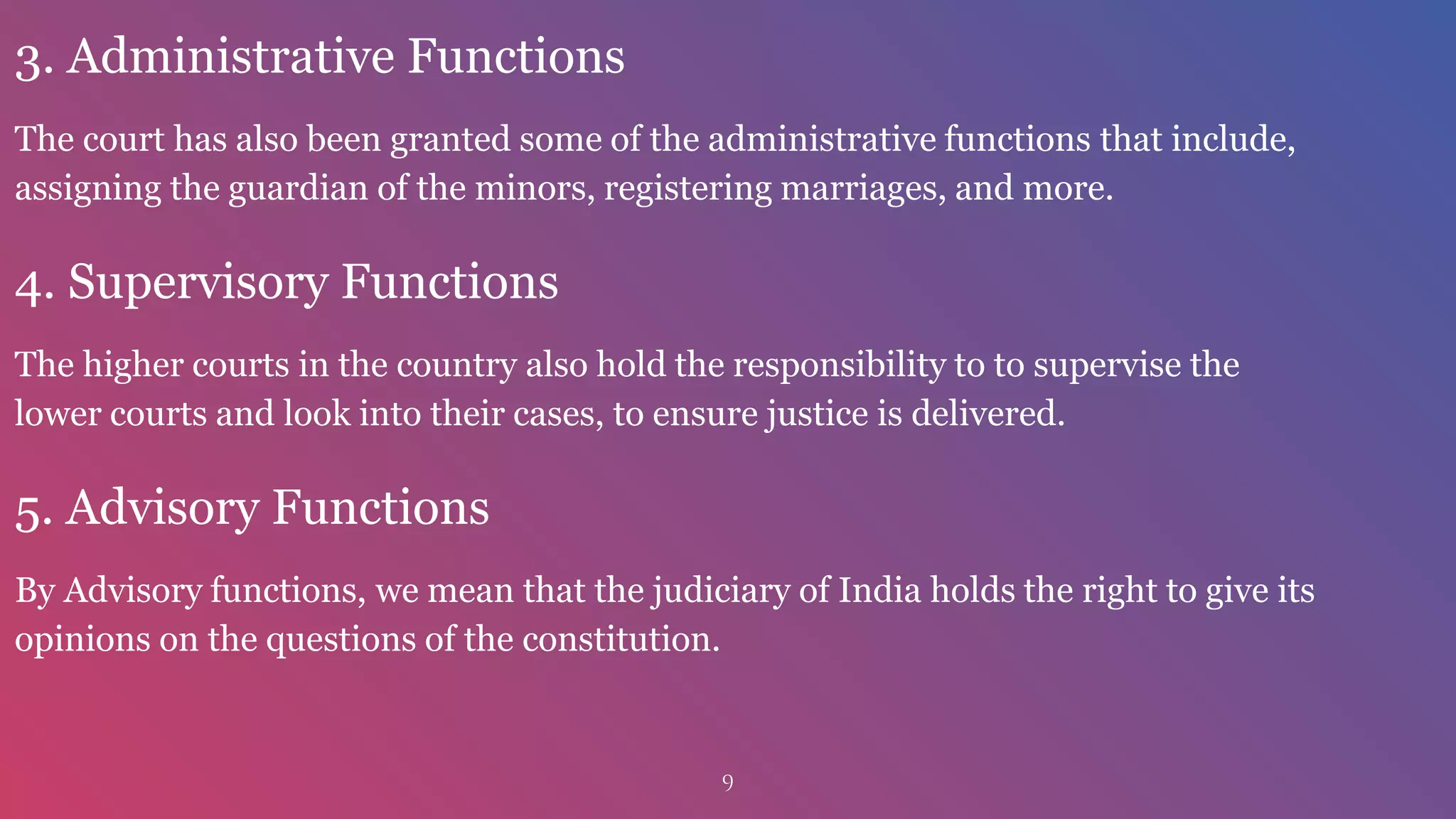 Indian judiciary hierarchy | PPTX