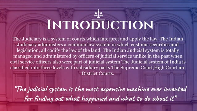 Indian judiciary hierarchy | PPTX