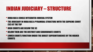 Indian judiciary into | PPTX | Law