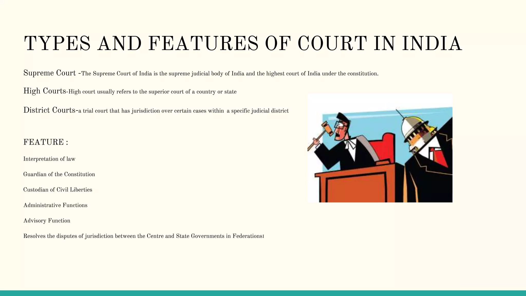 Indian judiciary system. organizational structure of various judiciary system of india. | PPT