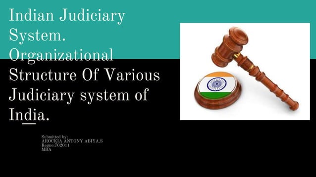 Indian judiciary system. organizational structure of various judiciary ...