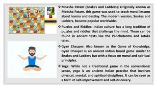 Indian Knowledge system -Games A play way method of teaching | PPTX