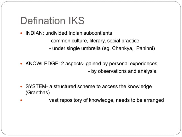 INDIAN KNOWLEDGE SYSTEM PPT chp-1.pptx