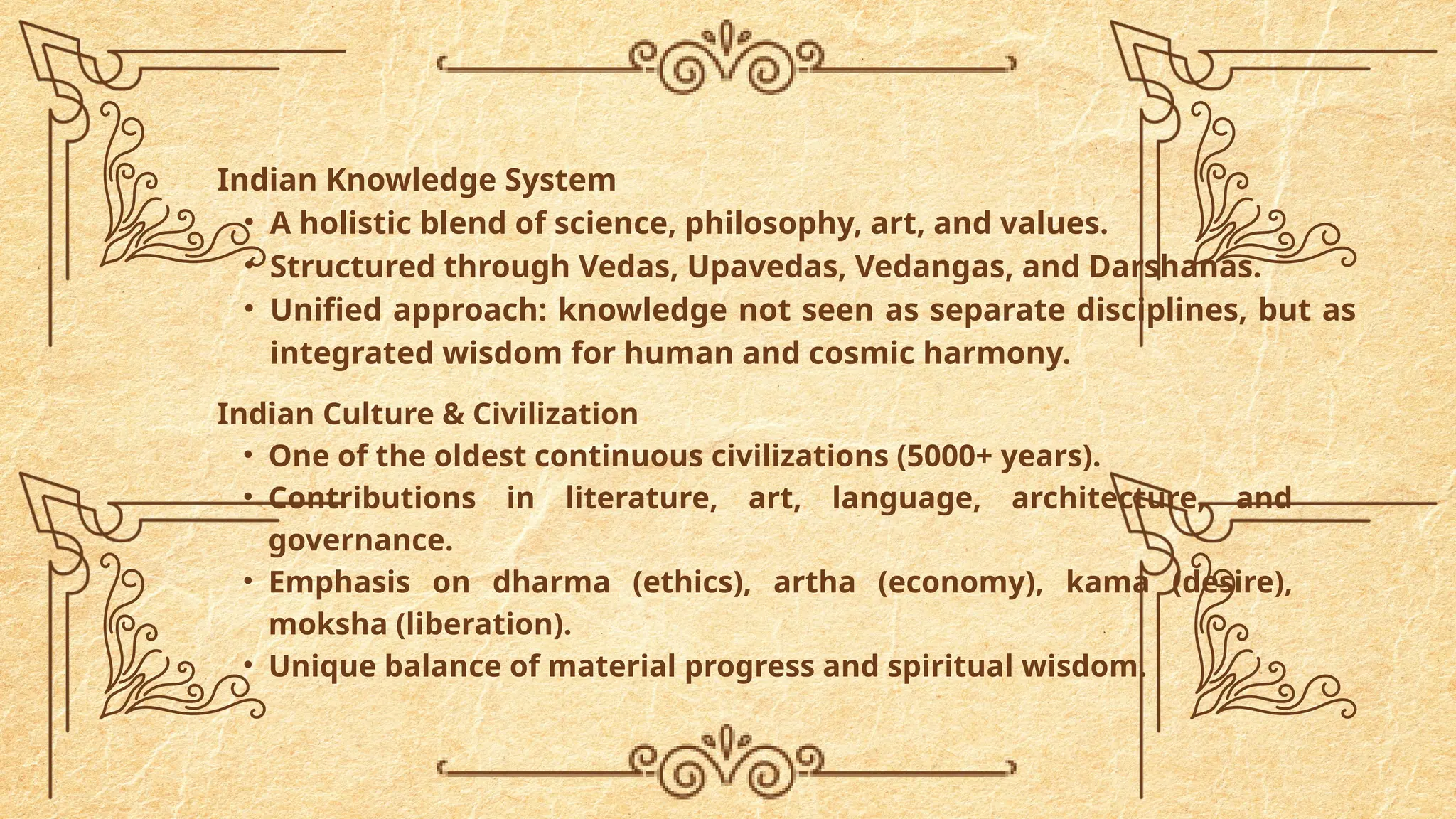 INDIAN KNOWLEDGE SYSTEMS PPtxdjfhfhfhfjf | PPTX