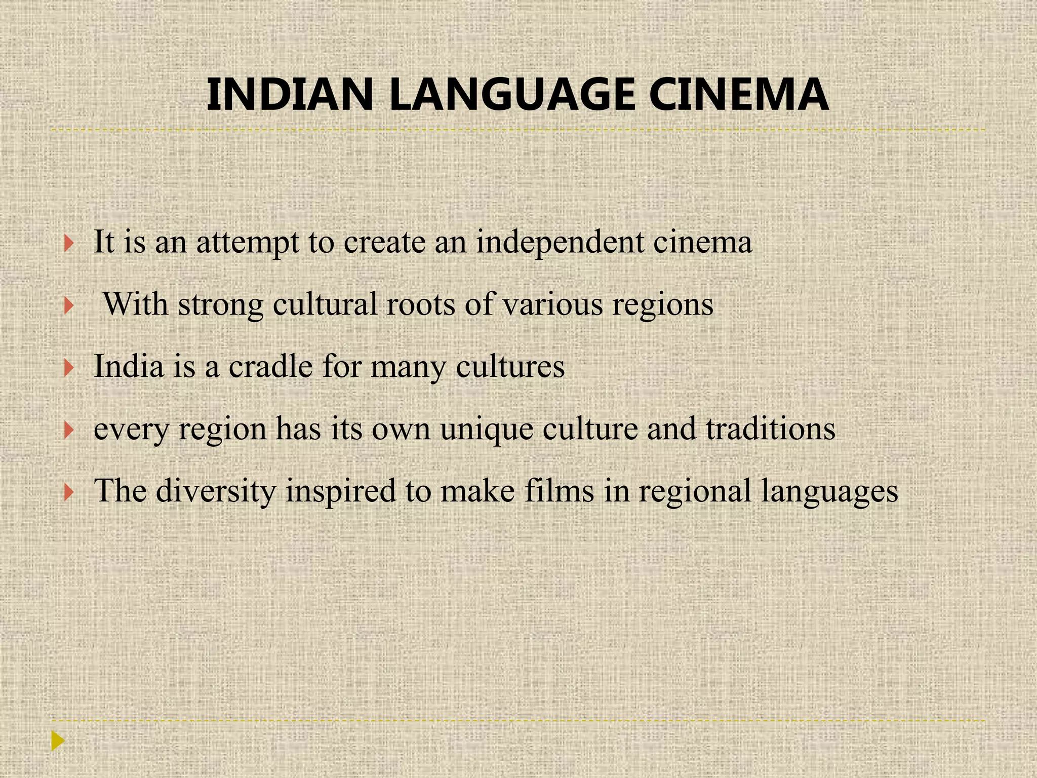 Indian language cinema, pioneers talkies | PPTX