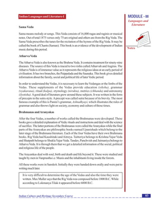 Indian languages and literature | PDF