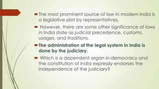INDIAN LEGAL SYSTEM | PDF