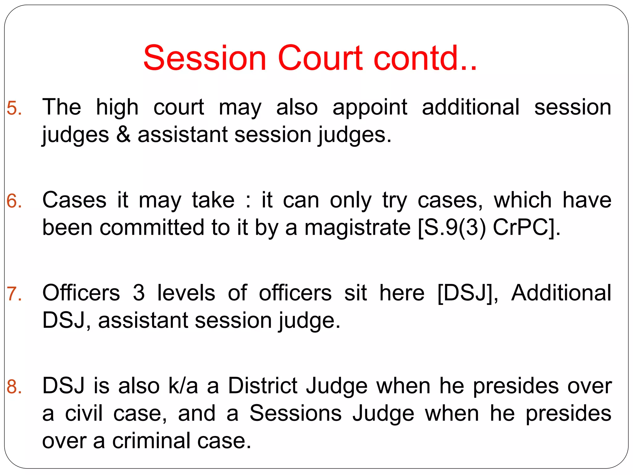 Indian legal system in reference to structure & function | PPT