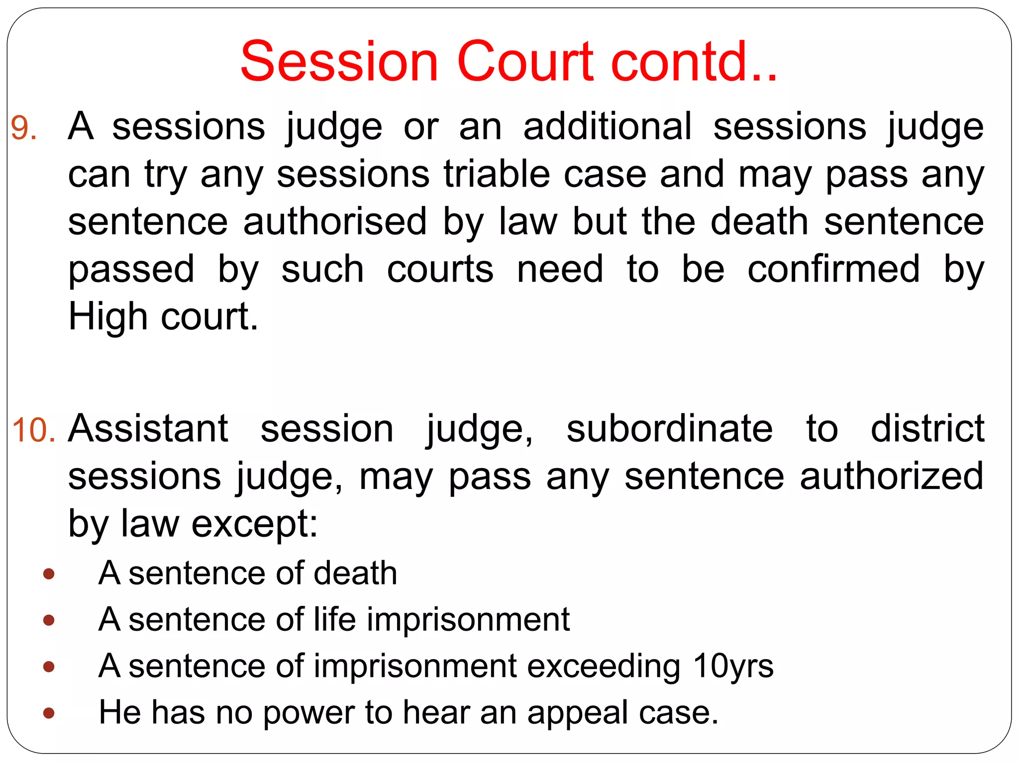 Indian legal system in reference to structure & function | PPT