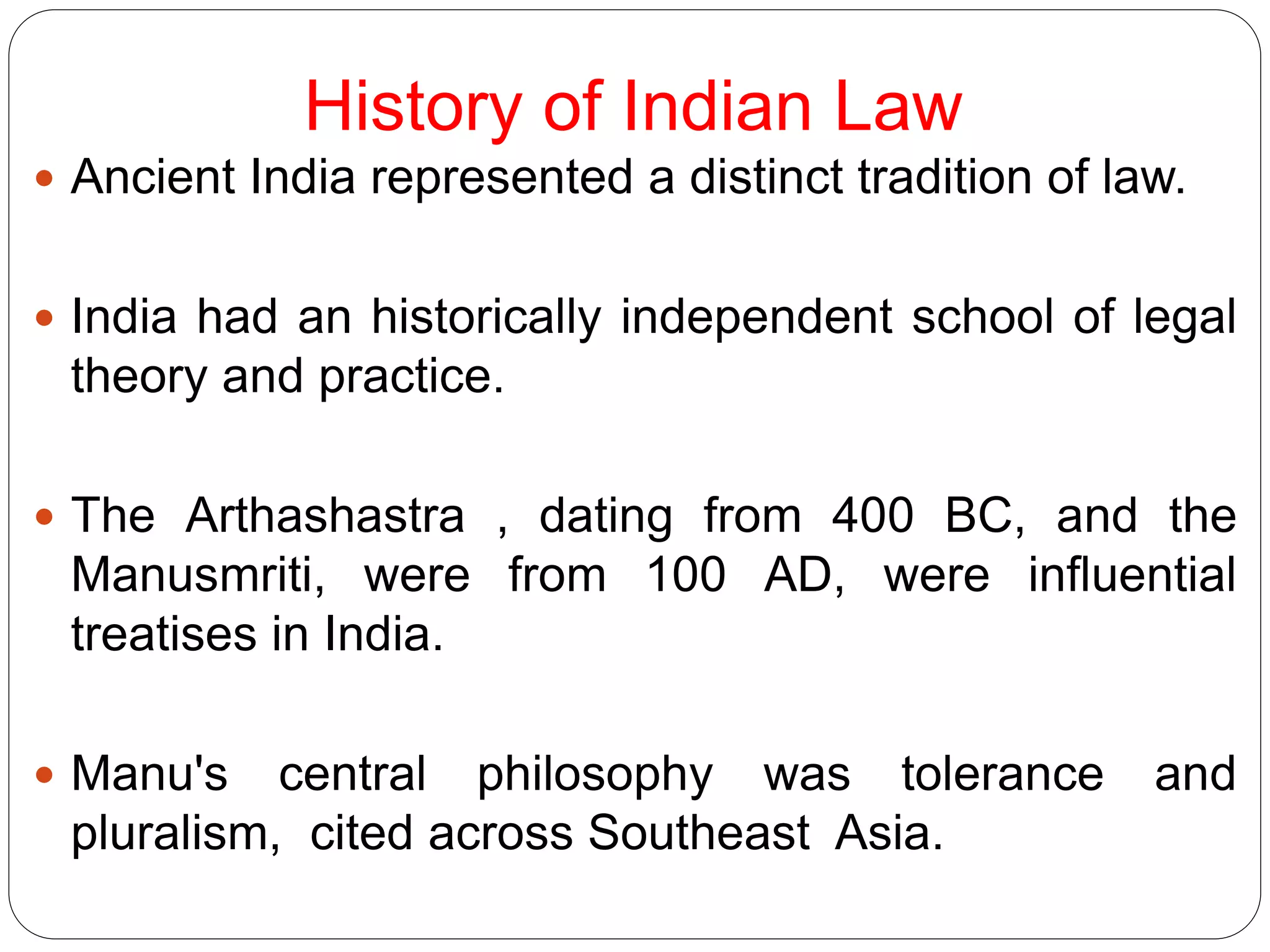 Indian legal system in reference to structure & function | PPT