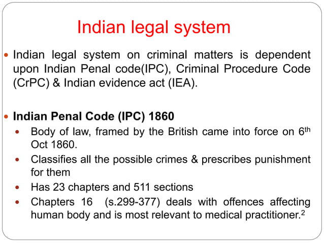 Indian legal system in reference to structure & function | PPT