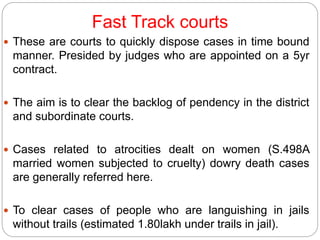 Indian legal system in reference to structure & function | PPTX