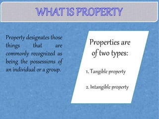 Indian legislation for the protection of the various types of ...